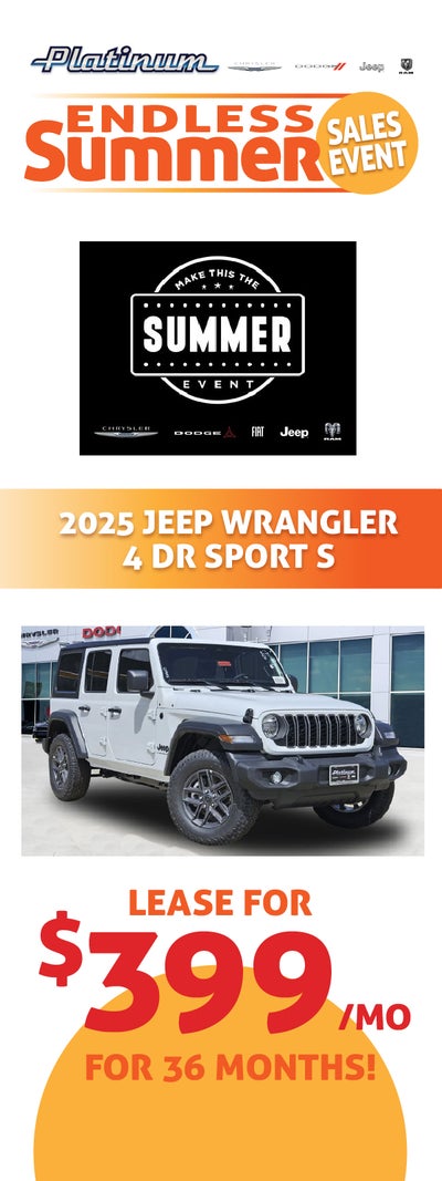 New Car Specials Terrell, TX | Save Big on CDJR Vehicles | Platinum ...